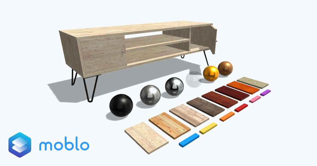 Draw your next DIY furniture in 3D, with Moblo free 3D modeling app